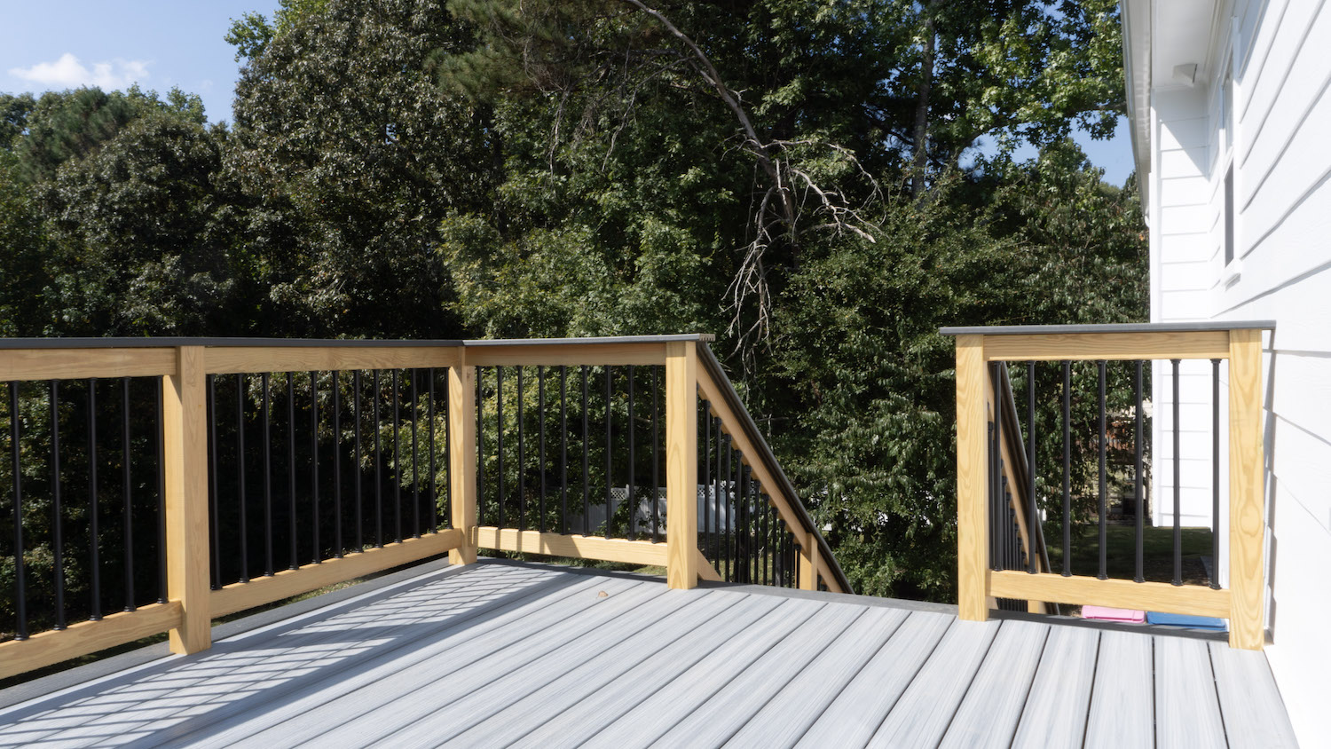 Deck & Porch Composite Decking Transformation by MAC Deck Builders ...
